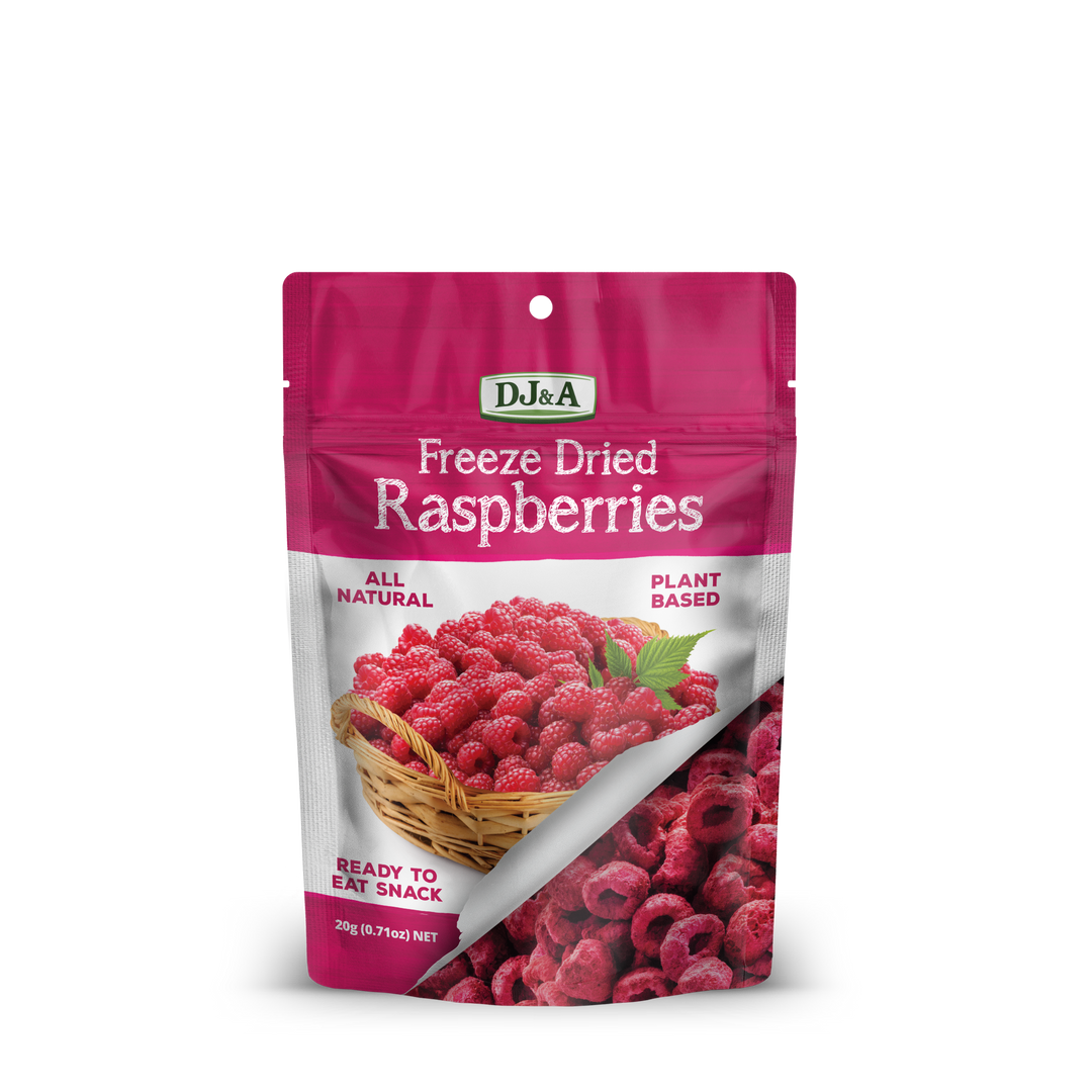 Freeze Dried Raspberries 20g – DJ&A Products