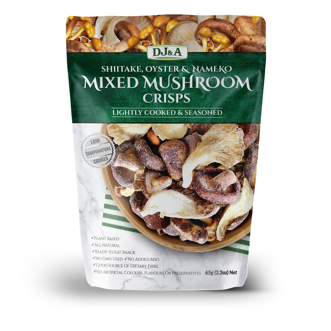 Mixed Mushroom Crisps 65g – DJ&A Products